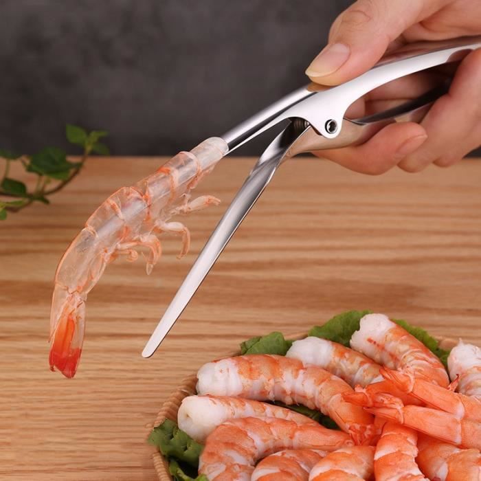 Décortiqueur en acier inoxydable pour les crevettes et le homard,outil ...