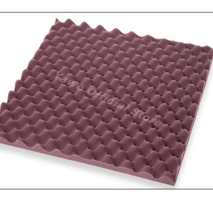 Violet - Mousse acoustique de Studio insonorisante KTV, 50x50x5cm, 8 ...