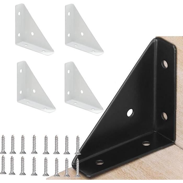 Equerre de fixation métallique triangulaire renforcée - Autrement ...