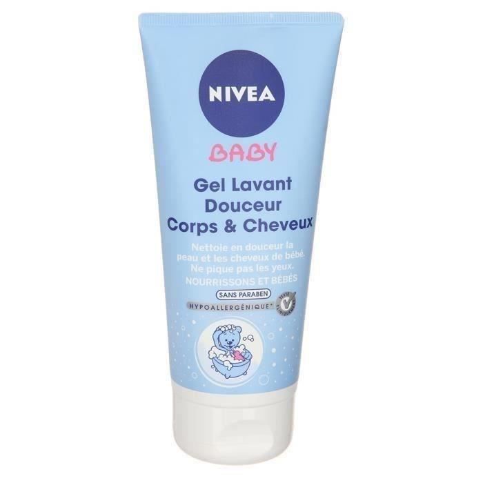 NIVEA BABY Lot de 2 tubes de gels lavant Baby - 200 ml - Cdiscount Au quotidien