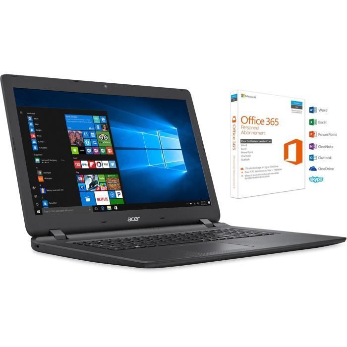 ACER PC Portable - Aspire ES1-732-C0FQ - 17,3" LED HD+ - RAM 4 GB ...