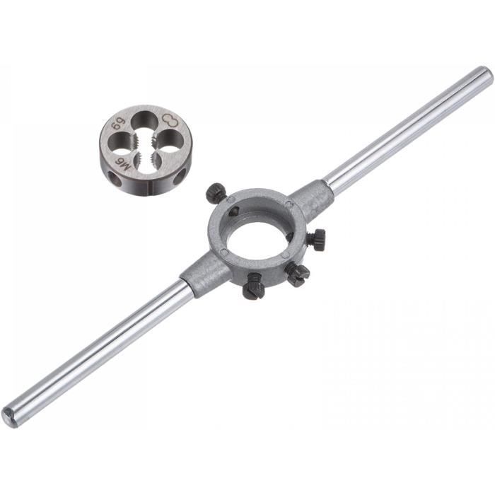 M6 X 1 Filière Filetage Rond Et Porte-Filière 20Mm (Pour M3.5-M6 ...