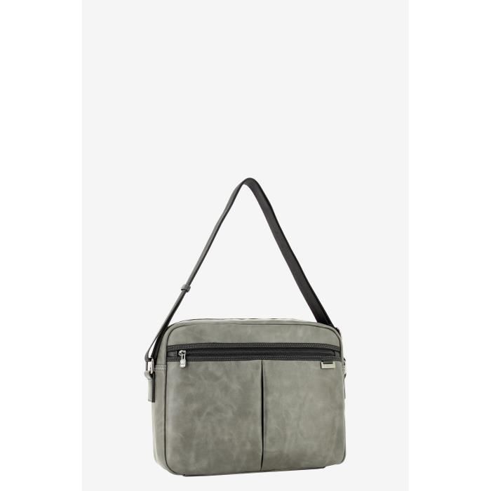 Sac Reporter Homme David William D61135 Gris - Cdiscount Bagagerie ...