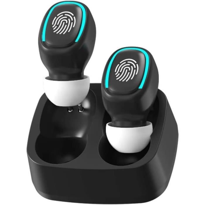 Mini Casque Bluetooth Sans Fil Avec Lumière Tactile, Anti-Transpiration ...