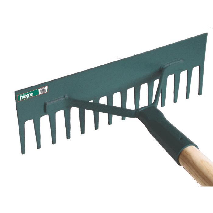 RATEAU RACLOIR A BETON 40CM - 14 DENTS SANS MANCHE FORGES DE MAGNE ...