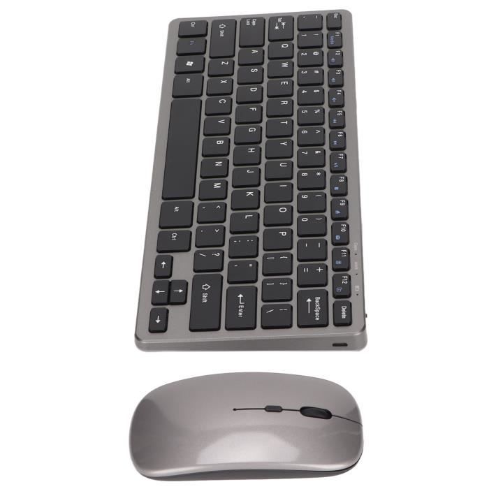 Garosa Combo Clavier Souris Sans Fil Combo Clavier Souris GHZ Batterie Rechargeable Sans Fil