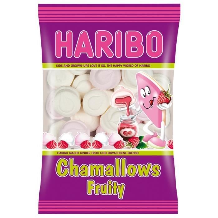 Haribo Chamallows Fruity, guimauve, 5 sacs de 150g - Cdiscount Au quotidien