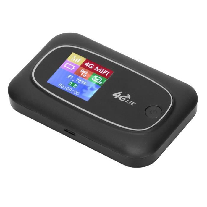 HURRISE routeur Wifi Routeur 4G LTE 2.4Ghz WiFi CAT4 150Mbps Mobile ...