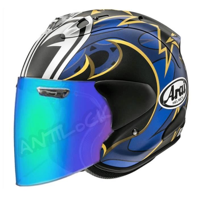 ARAI JET SZ-R VAS NAKASUGA 21 REPLICA AVEC VISIÈRE MIROIR VERTE ...