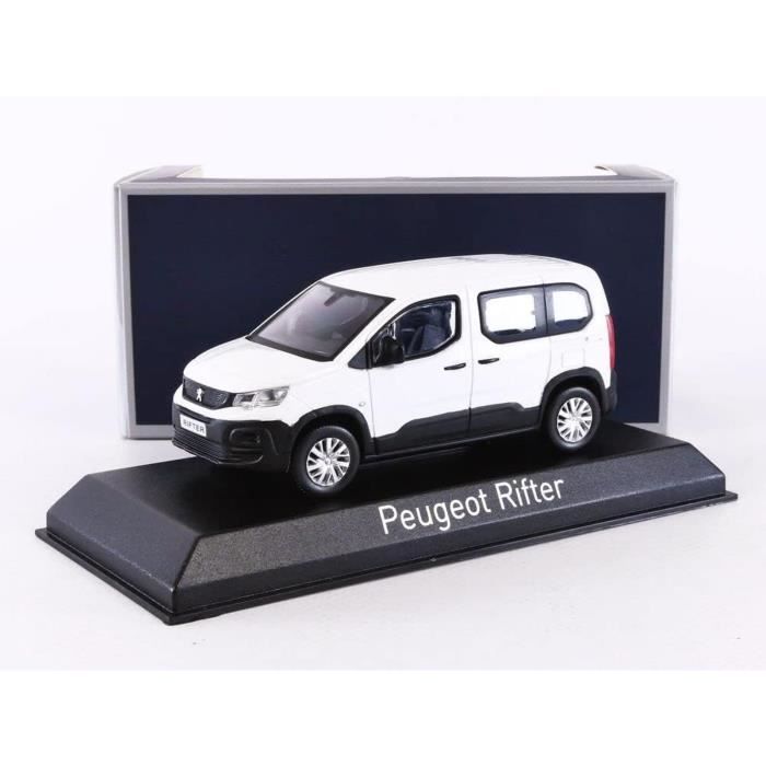 PEUGEOT RIFTER 2018 WHITE NOREV 479062 1:43 VITRE LUDOSPACE METAL ...