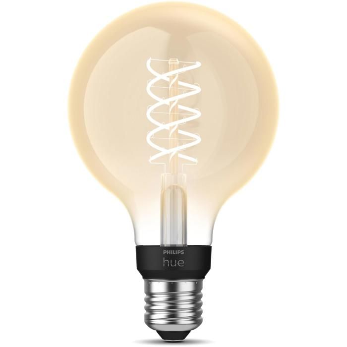 Ampoule LED - Philips Hue - Vintage Filament E27 - Blanc - 9W - Compatible Alexa - Cdiscount ...