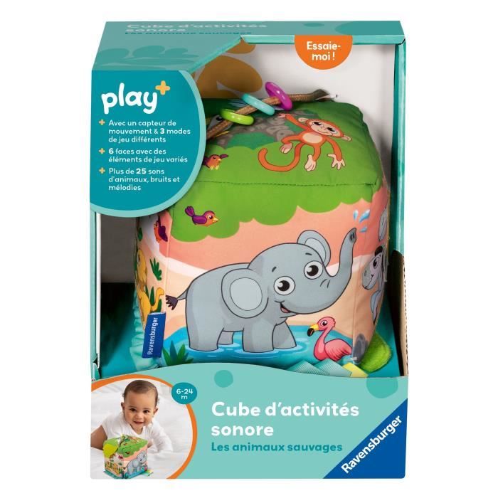 Ravensburger play+, Cube d'activités sonore - Les animaux sauvages , 0 ...