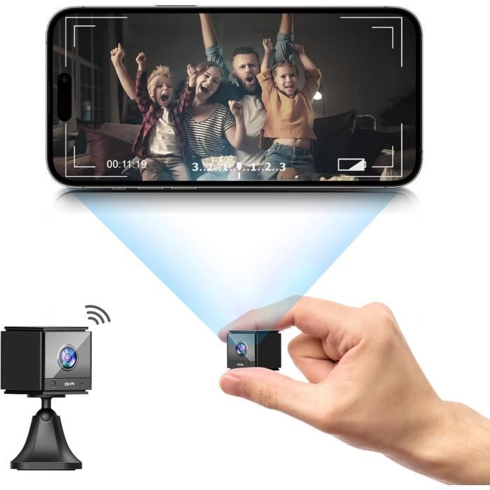 Mini Caméra Espion, 1080p Full HD Caméra, Cam de Surveillance sans Fil ...