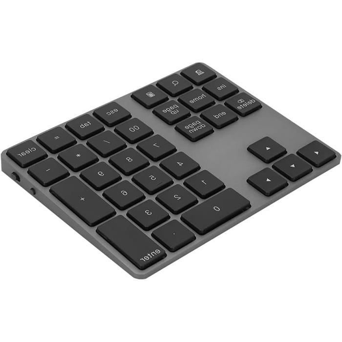 Clavier Numérique Bluetooth, Pavé Numérique Sans Fil À 34 Touches En ...