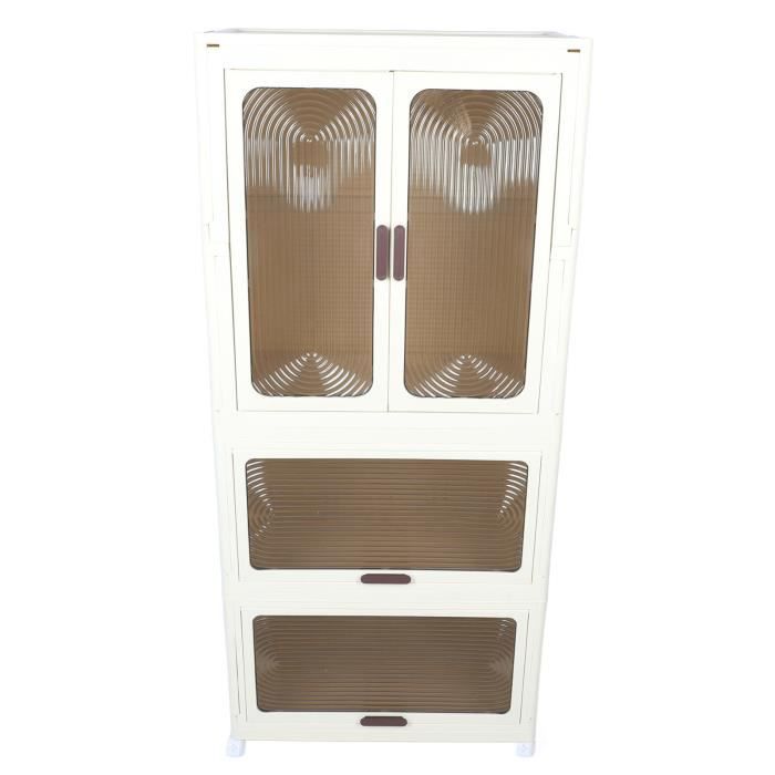 Shipenophy Placard portatif de garde-robe Armoire de rangement Portable ...