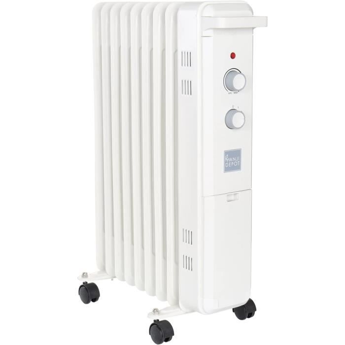 Anji Depot 2000w 9fin radiateur rempli d'huile, chauffage portatif ...