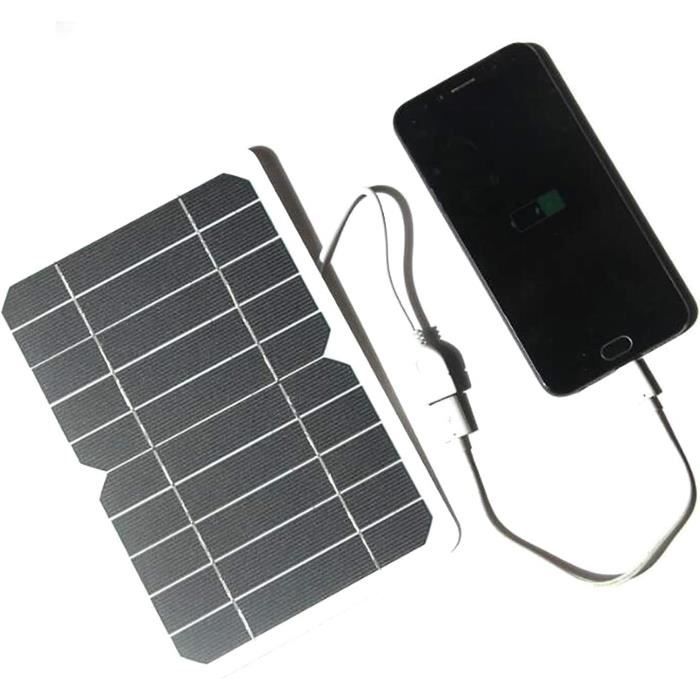 Chargeur De Panneau Solaire 5W 5V,Chargeur Solaire De Téléphone Portable Avec Module ...