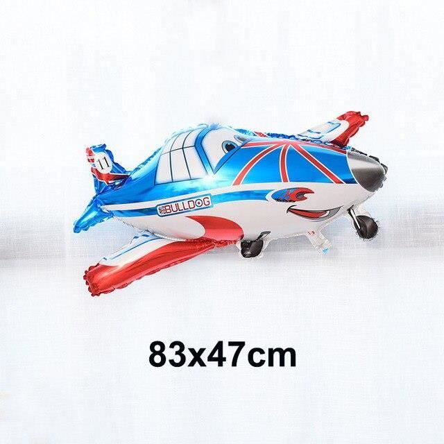 Décoration de voiture de mariage,4--Ballons en aluminium'avion, ballons ...