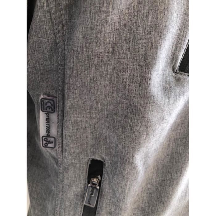 Blouson moto route Nexone Soft Shell taille M gris protection dorsale ...