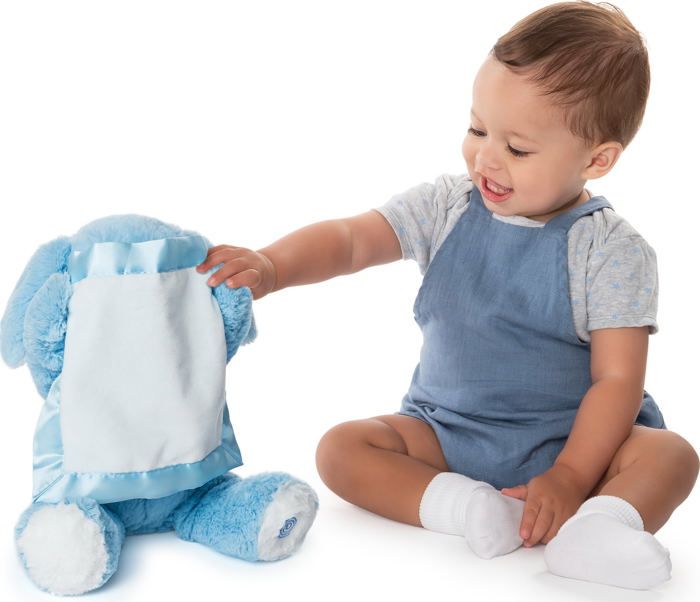 Cadeau Peek-a-Boo Furry Friends Peluche animée pour chiot Peek-a-Boo ...