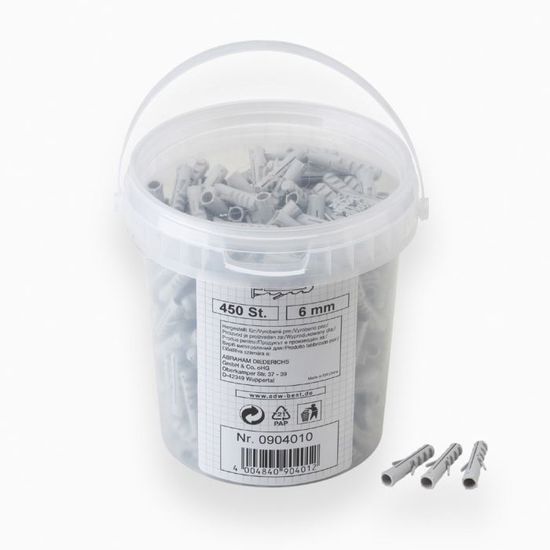 MEISTER Seau de 450 chevilles 6mm - Cdiscount Bricolage