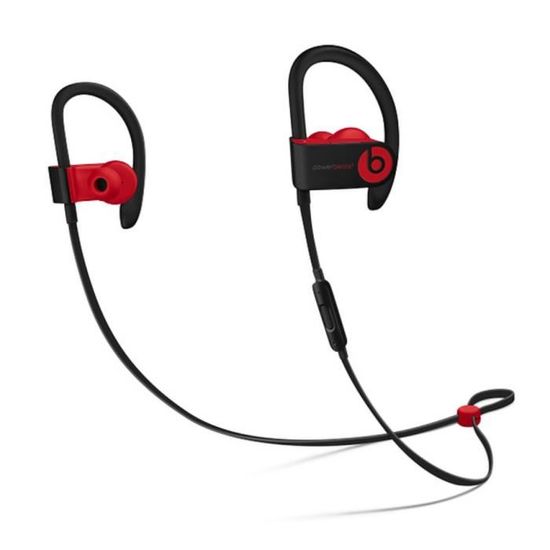 Beats Powerbeats 3 Headphone Defiant noir rouge écouteur - Cdiscount TV ...