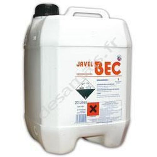 Eau de javel Bec - Non parfumé 2,6° - Bidon 20 l - Cdiscount Maison