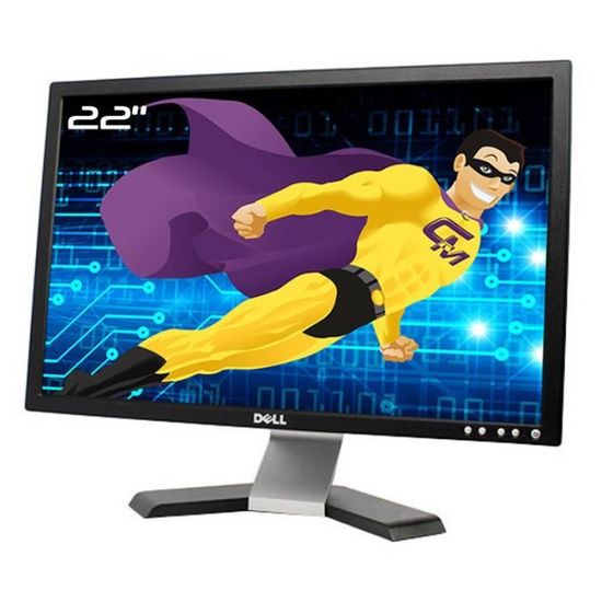 Ecran PC 22" DELL E228WFPc 0DT867 DT867 TFT VGA DVI VESA 1680x1050 16: ...
