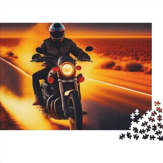 Moto Puzzles Adulte Puzzle 500 Pieces Motorcycle Pour Adultes Et ...