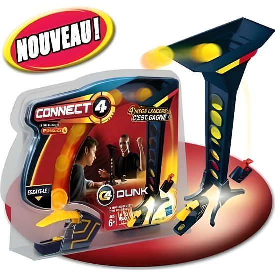 Jeu de plateau - HASBRO - Connect 4 - Puissance 4 Dunk - À partir de 6 ...