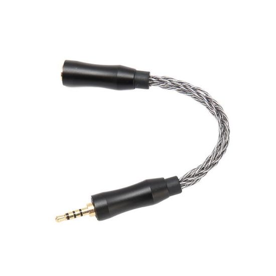 HURRISE Câble Son 3.5mm vers 2.5mm Cuivre Pur Crystal Unique Prise Or ...