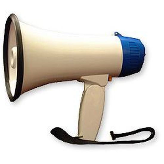 Mégaphone avec enregistrement - POWERACOUSTICS - Megapower 5R - 5W ...