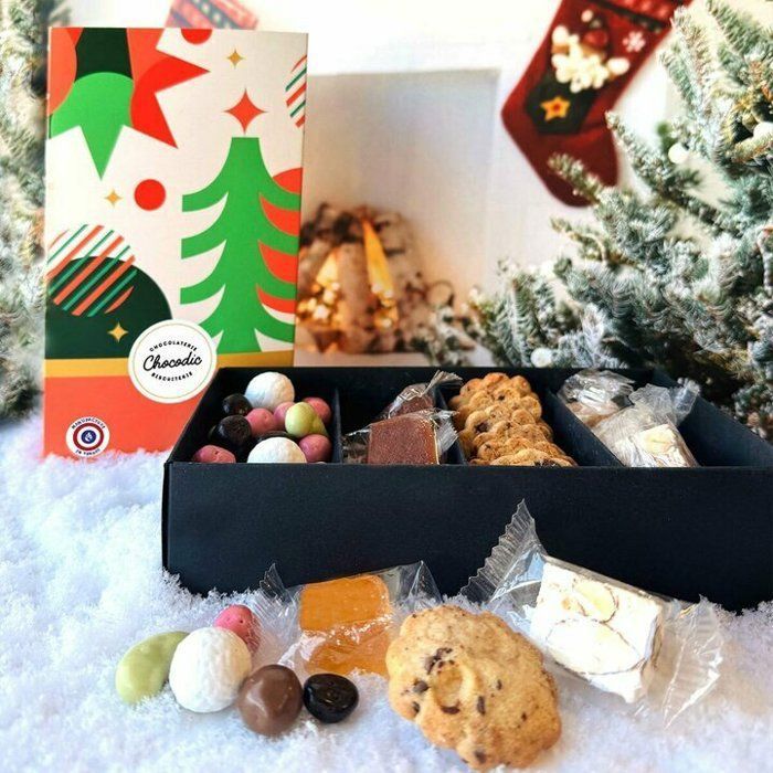 Coffret Gourmand de Noël - Biscuits et Confiseries de Noël - Cdiscount ...