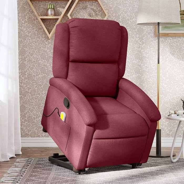 BONNIE®（Rouge）Fauteuil releveur - dossier inclinable/135 degrés - rouge ...
