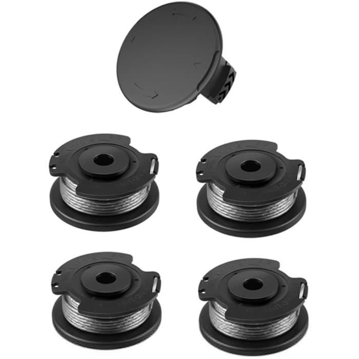 Lot De 5 Bobines De Fil Pour Tondeuse À Gazon F016800569-F016800385 (4 Bobines + 1 Capuchon ...