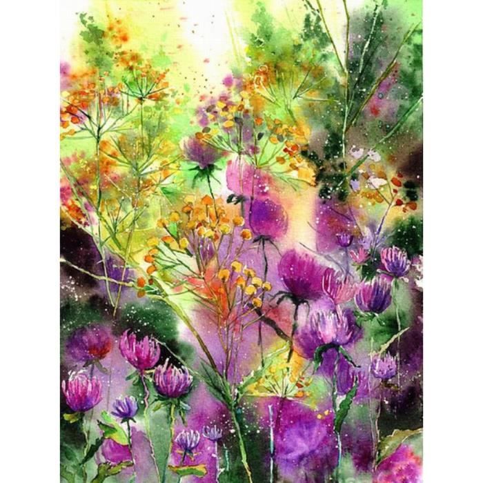 Diy 5D Diamond Painting Fleur Plante Kits De Broderie Diamant Peinture ...