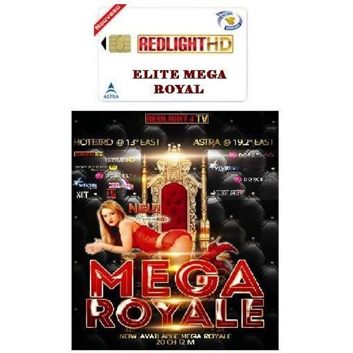 CARTE ABONNEMENT ADULTE REDLIGHT ELITE MEGA ROYALE HD ME - Cdiscount TV Son Photo
