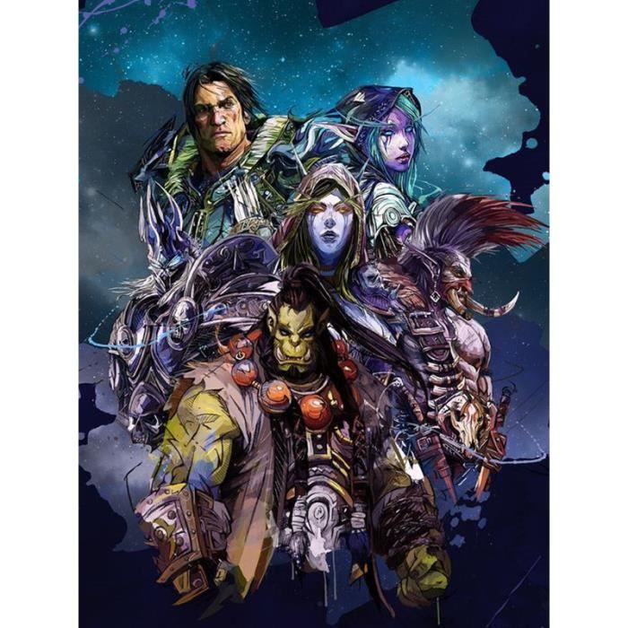 KQZX-201 World Of Warcraft Windrunner, Full Diamond Adult Diy Diamond ...