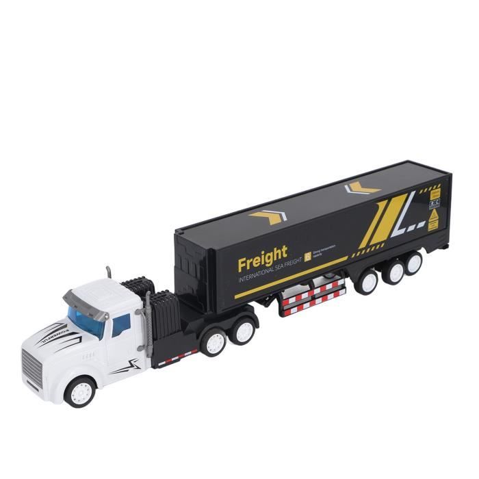 Drfeify RC Semi Truck 1/32 Scale with Trailer Remote Control Toy ...
