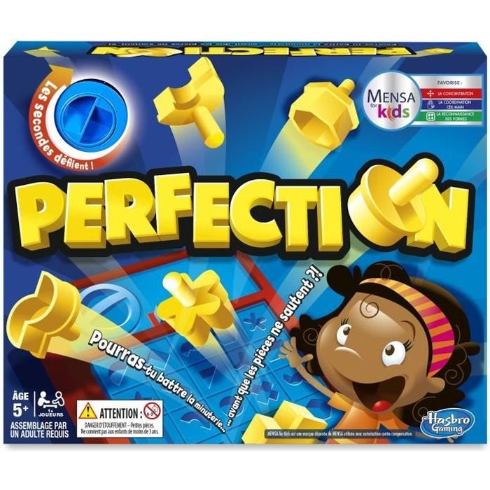 Perfection - Hasbro Gaming - Jeu de societe de rapidite - Cdiscount ...
