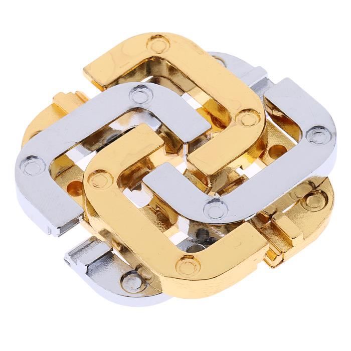Classique IQ Métal Fil Puzzle Baffling Brain Teaser Magic Locks Puzzles ...