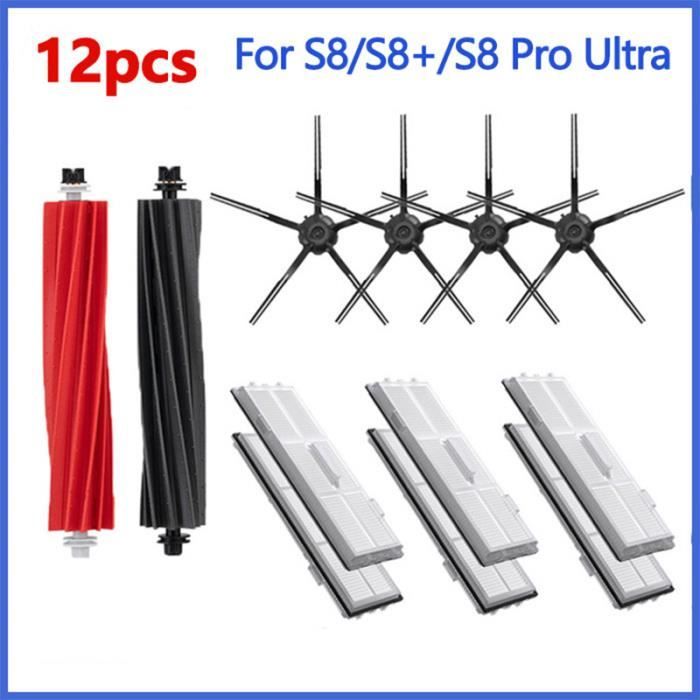Pièces de rechange - Roborock - S8/S8 Pro Ultra/S8+ - 12 pièces - Sacs d'aspirateur - Vadrouille ...