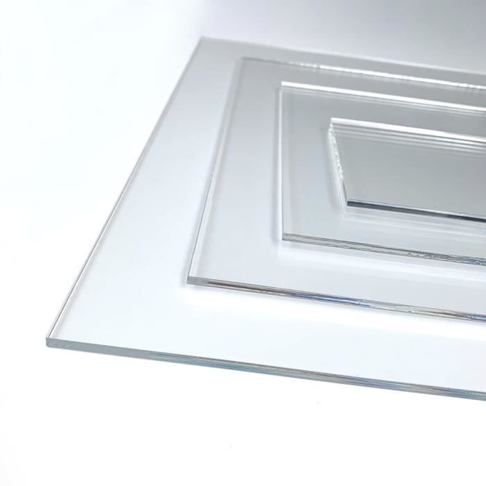 Plaque plexiglass 1 mm 40 x 30 cm (400 x 300 mm) - Cdiscount Bricolage