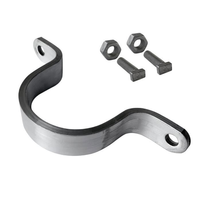 Bride de fixation pour poteau Bride simple ou double avec boulonnerie À ...