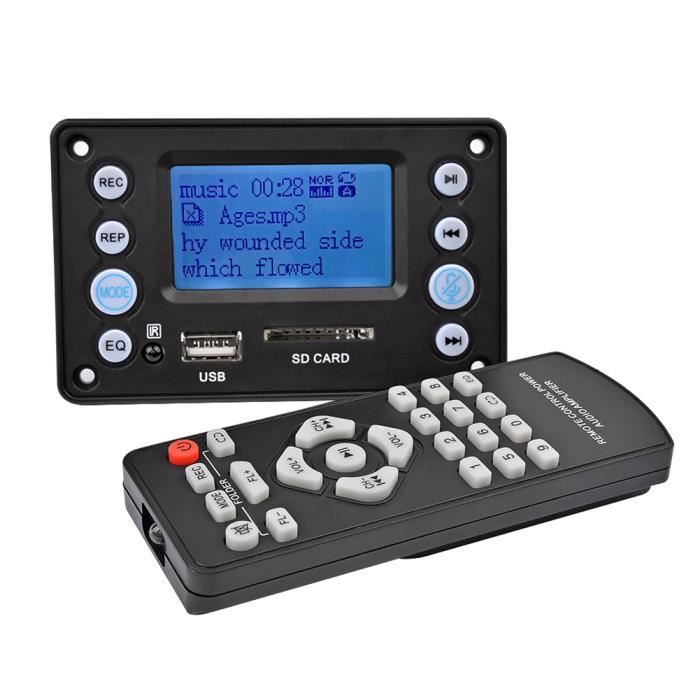 5V LCD DéCodeur MP3 DAC RéCepteur Audio Bluetooth APE FLAC WMA WAV ...