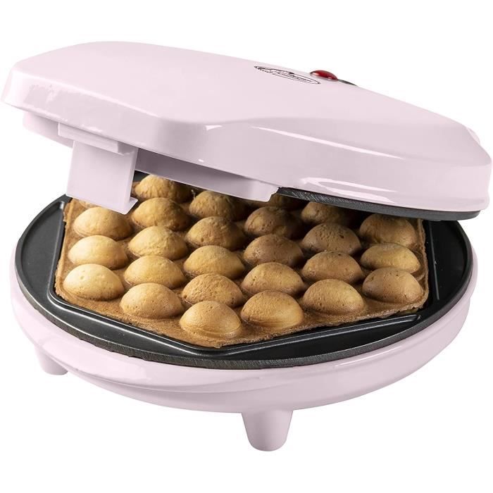 Bestron Gaufrier à bubble, gaufres pour gaufres à bulles à remplir de ...