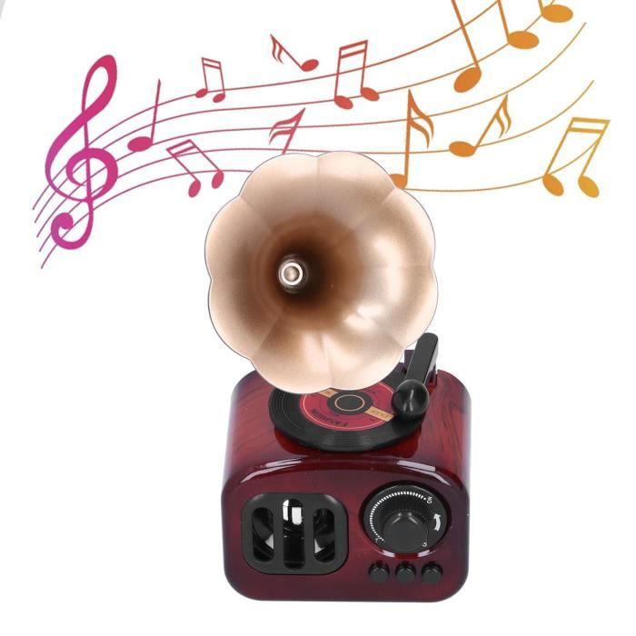 CHE Boîte à Musique de Gramophone Décoration en Plastique 17.5x9cm ...
