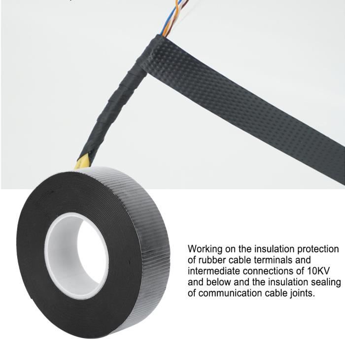 Ruban d'isolation électrique YOSOO - Ruban isolant étanche - 0,8mm x ...