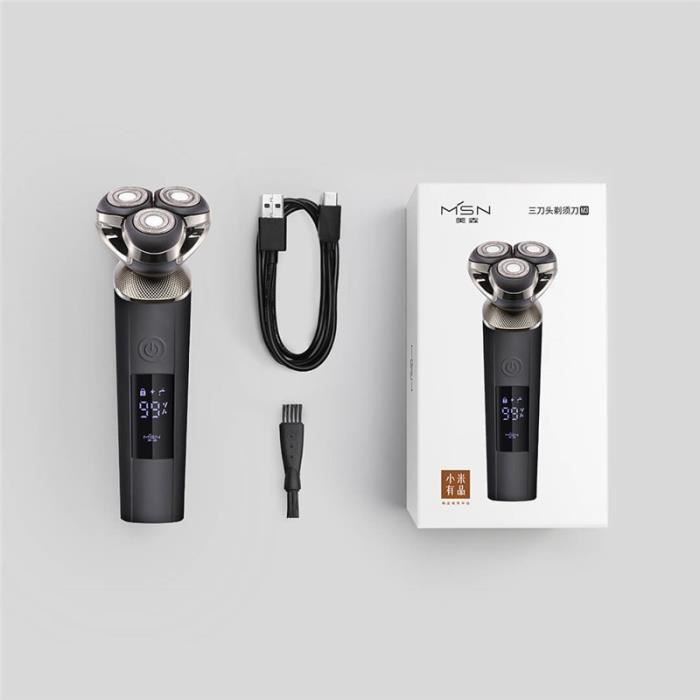 TONDEUSE A BARBE,M3--Rasoir électrique pour hommes Machine de rasage ...