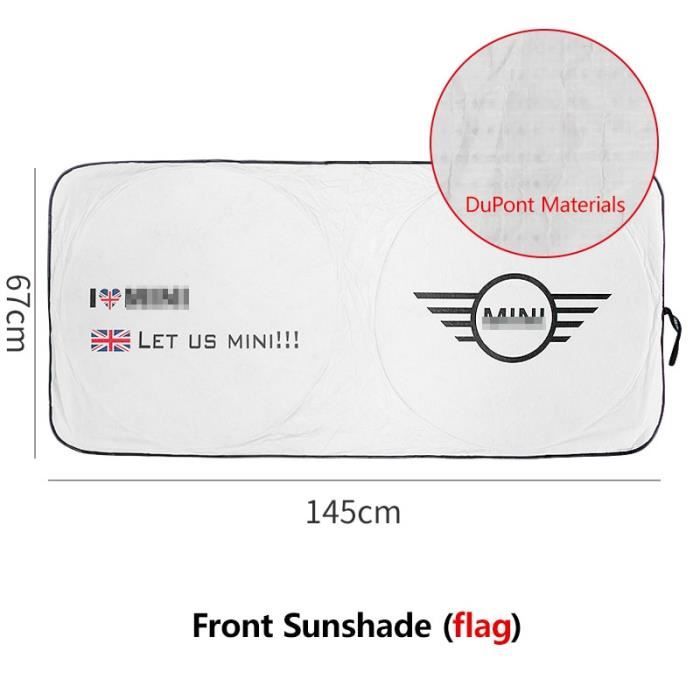 PARE SOLEIL,Front(Red Flag)--Film isolant de pare soleil pour vitres ...